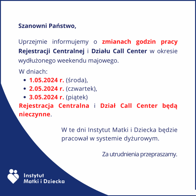 Zakład Genetyki Medycznej - Instytut Matki i Dziecka